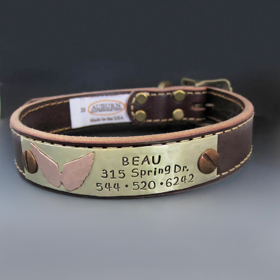 Personalized Angel Wing Dog Tag