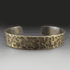 Rustic Hammered Brass Cuff