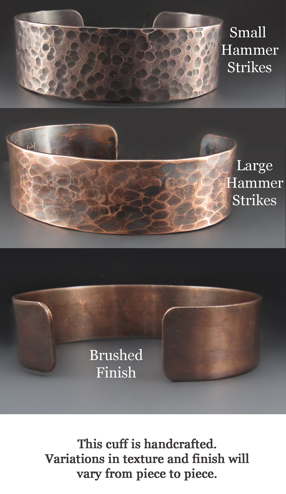 1/2 inch wide Rustic Hero Bracelet