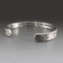 Hand Engraved Sterling Silver Rustic Cuff Bracelet