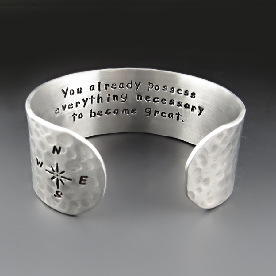 Silver Be Great Graduation Bracelet