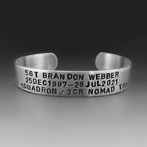 KIA Cuffs Memorial Band Bracelets