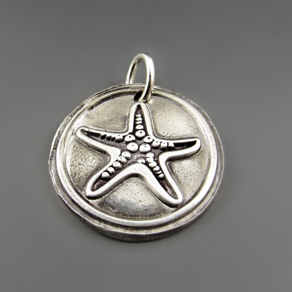Silver Starfish Necklace