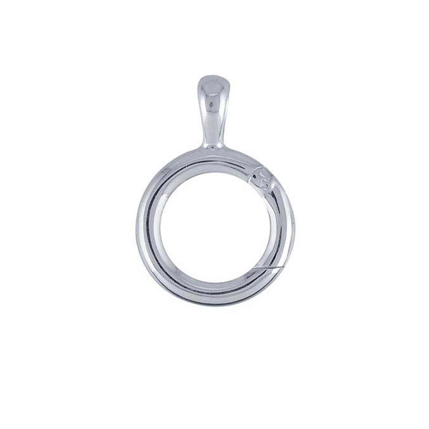 Sterling Silver Hinged Charm Holder