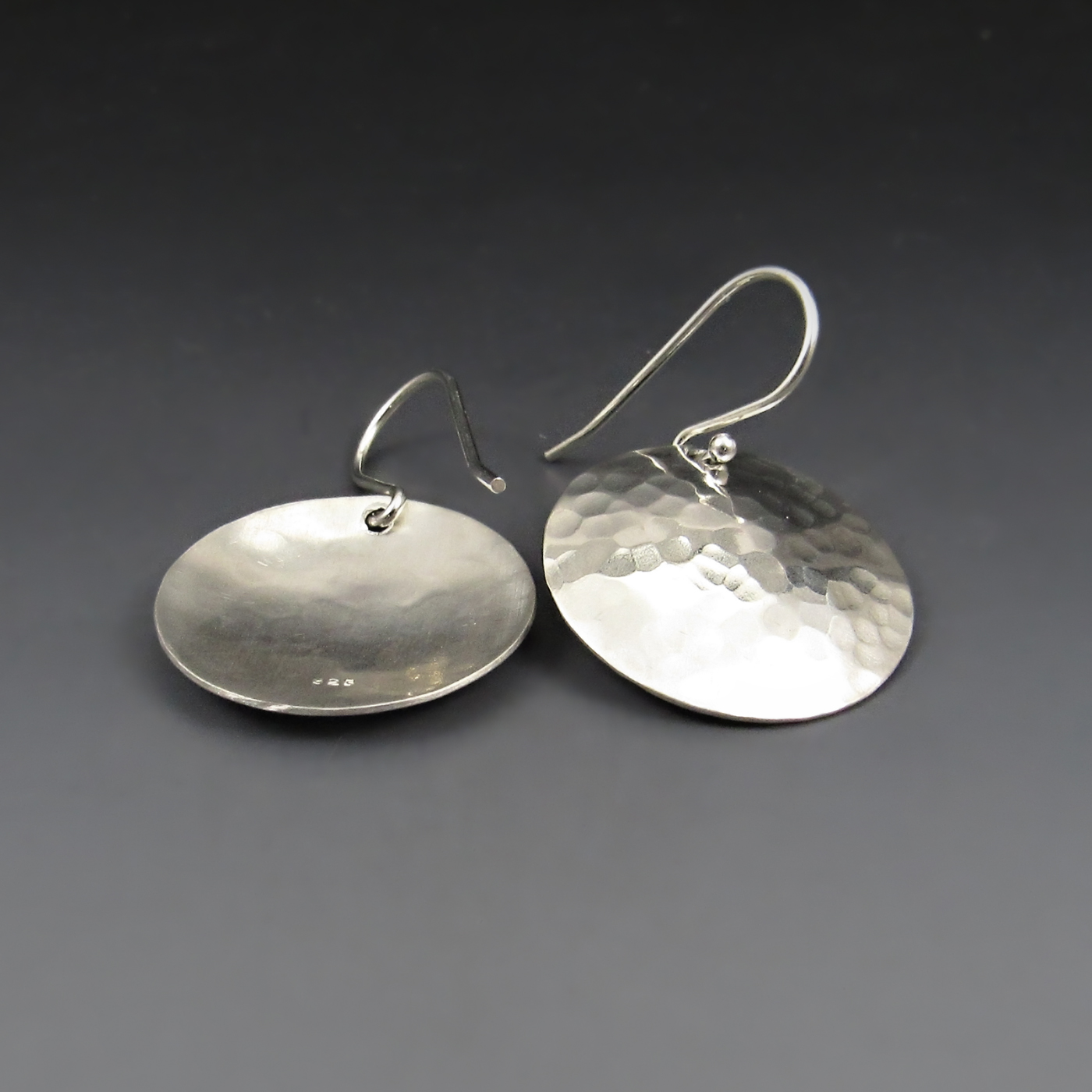 Sterling Silver Dome Earrings
