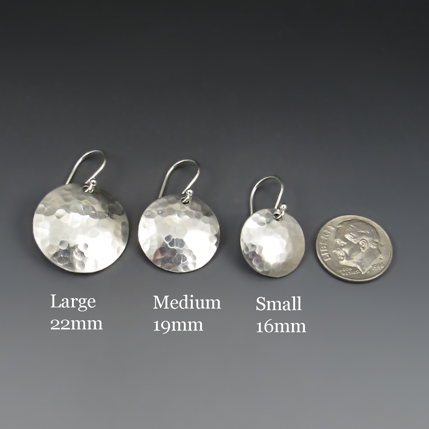 Sterling Silver Dome Earrings