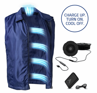 AlphaCool 5V Cooling Fan Vest - My Cooling Store