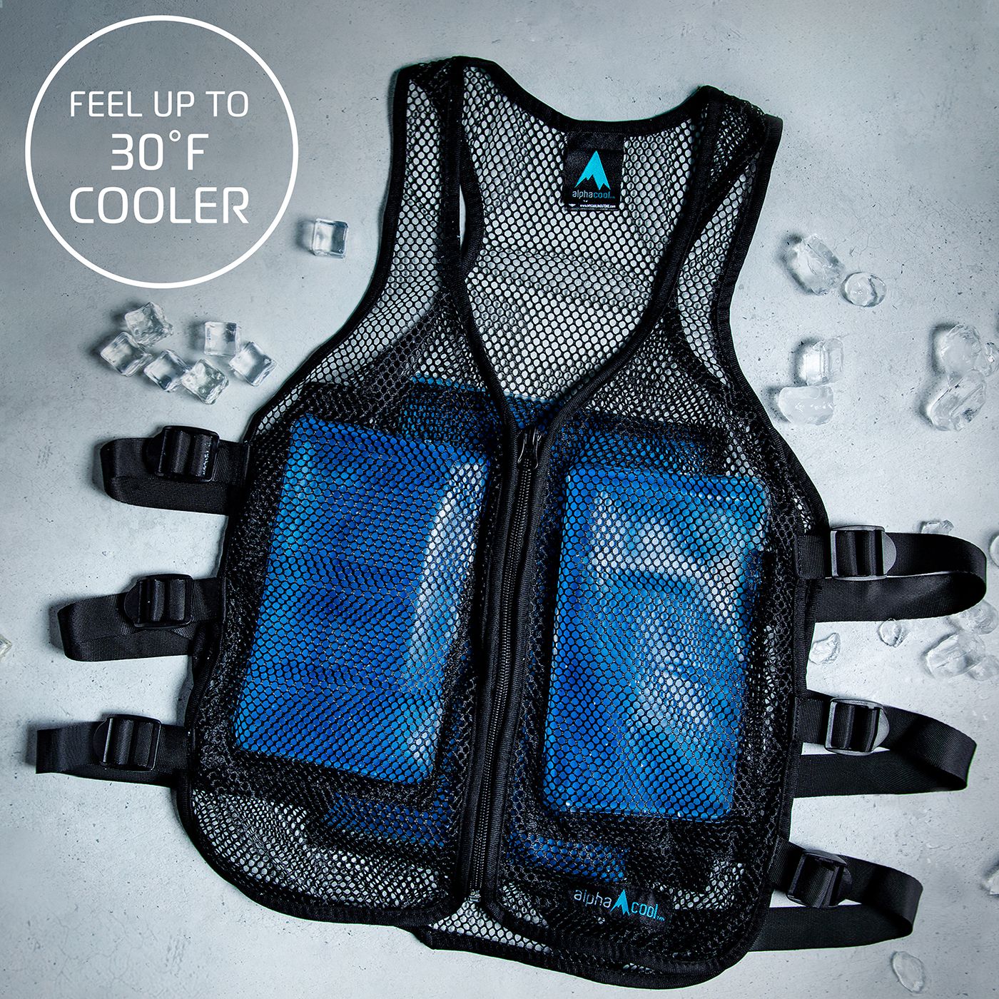 AlphaCool Frosty Body Cooling Ice Vest - My Cooling Store