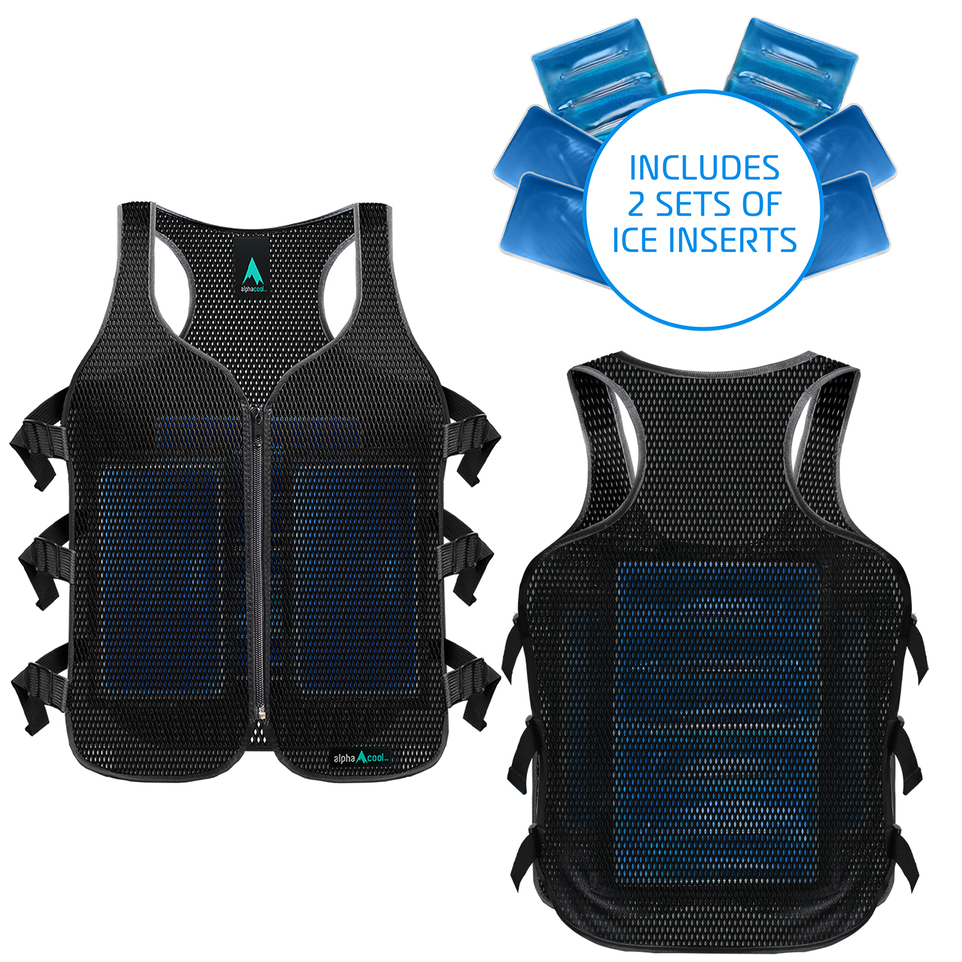 AlphaCool Frosty Body Cooling Ice Vest - My Cooling Store