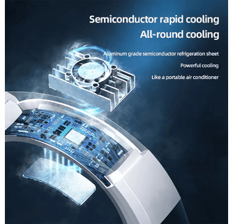 AlphaCool Personal Air Conditioner Neck Fan My Cooling Store