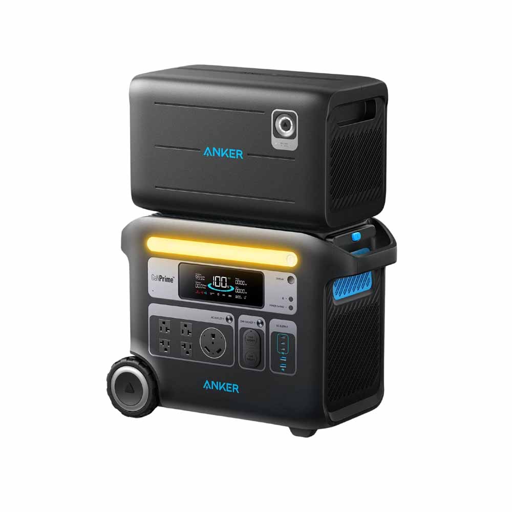 Anker Solar Generator 767 - PowerHouse 2048Wh with 2 x 200W Solar Panel ...