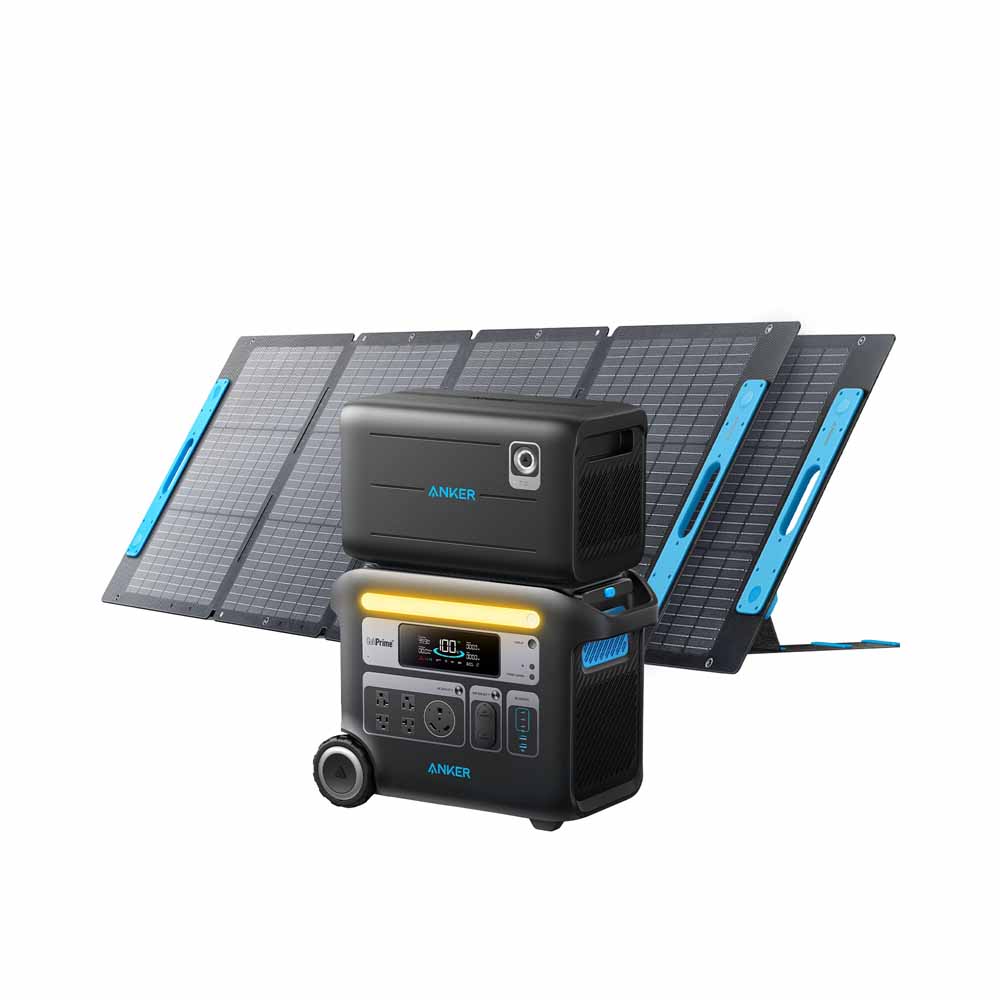 Anker Solar Generator 767 - PowerHouse 2048Wh with 2 x 200W Solar Panel ...