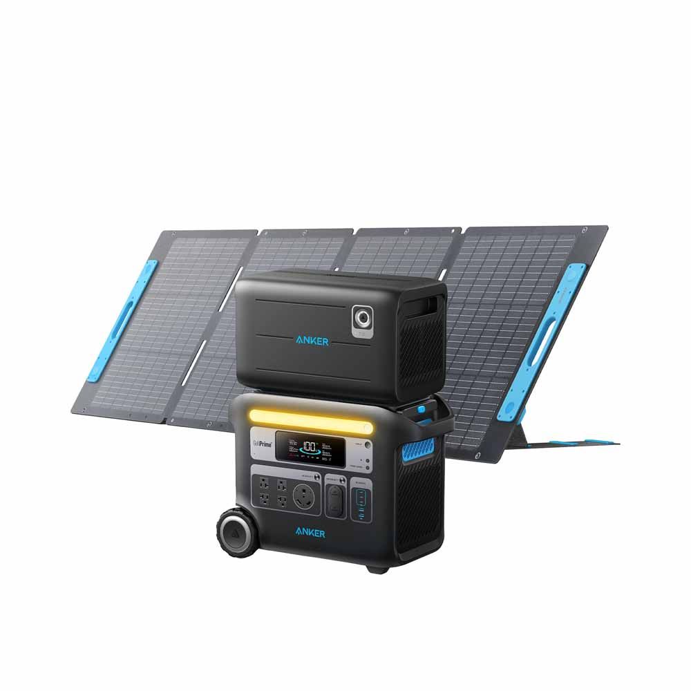 Anker Solar Generator 767 - PowerHouse 2048Wh with 200W Solar Panel and ...