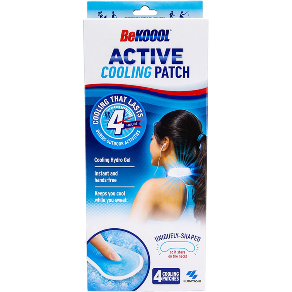 BeKOOOL Active Cooling Patch - 4 Pack/Blue - My Cooling Store