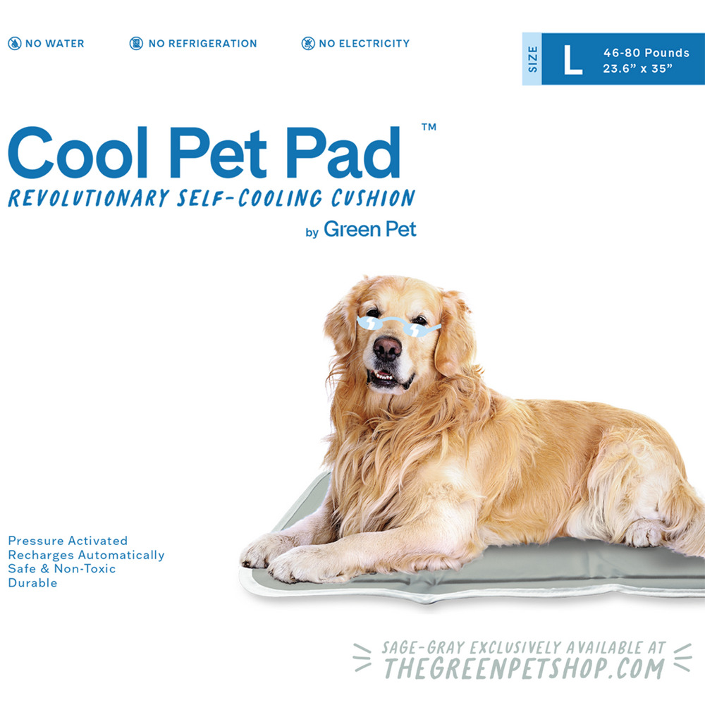 Cool Care Technologies Cool Pet Pad - XL/Sage Gray - My Cooling Store