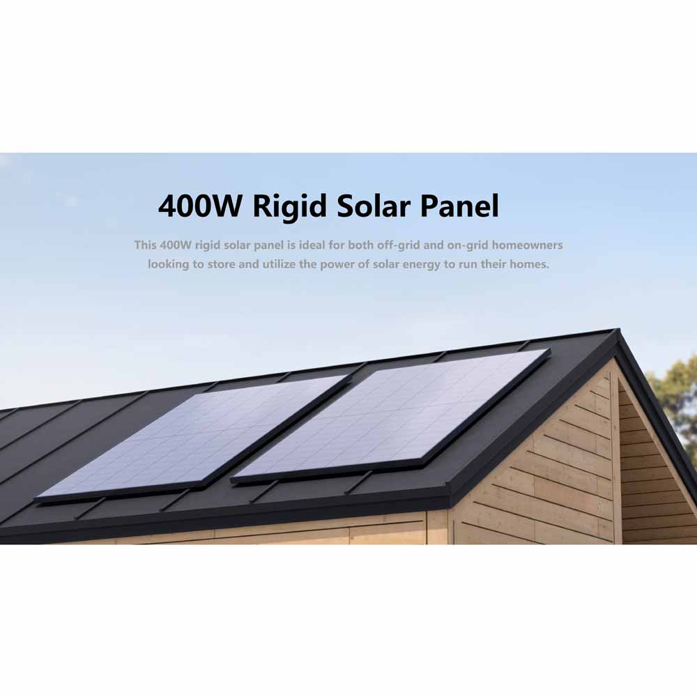 EcoFlow 400W Rigid Solar Panel - My Cooling Store