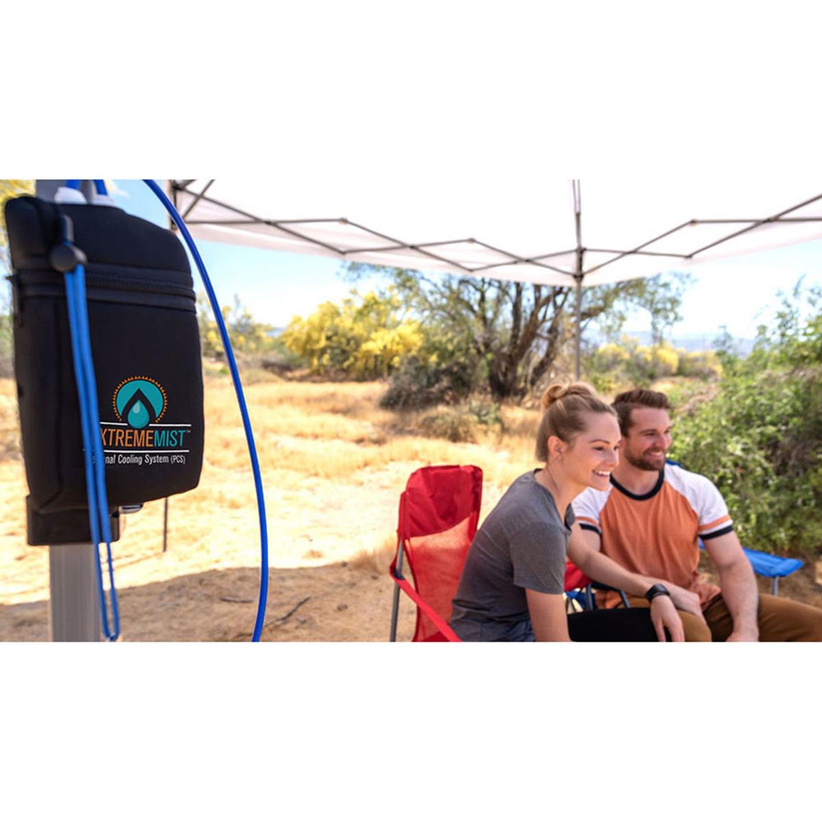 ExtremeMIST 3-n-1 Portable Misting Fan with Solar Panel, Mist Pump and ...