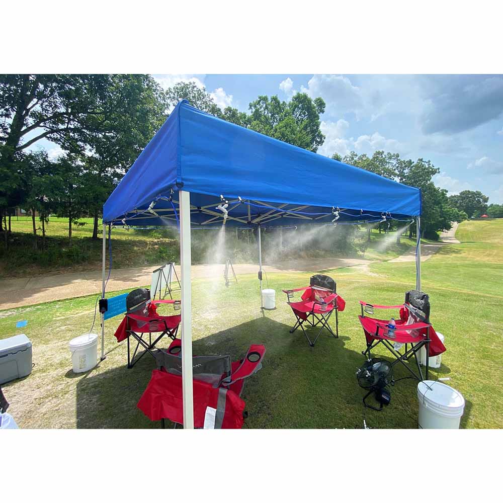 ExtremeMIST 6 Nozzle Portable Misting System Pro Kit with Storage Box ...