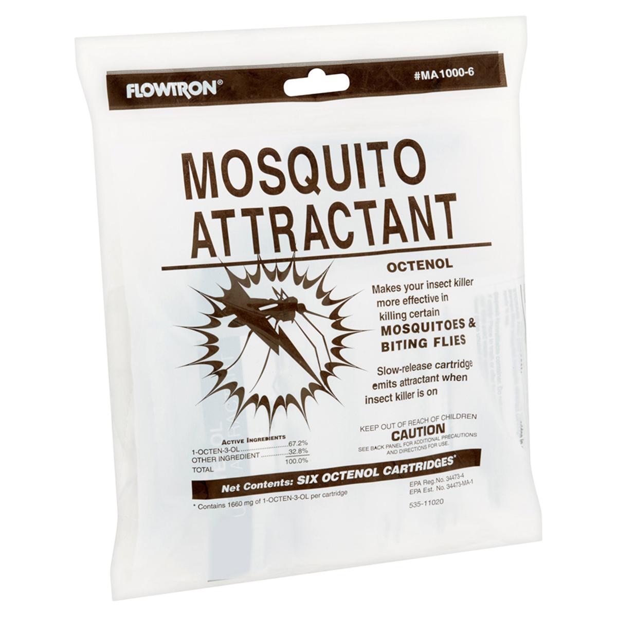 Flowtron MA1000-6 Octenol Mosquito Attractant Cartridge Six Octenol (6 ...