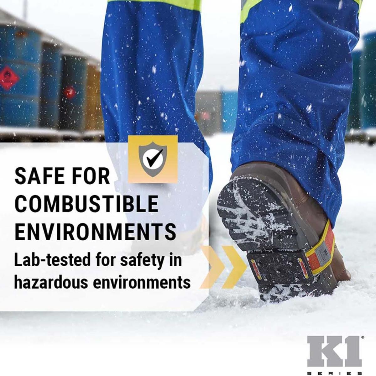 K1 Ice Cleats Original Mid-Sole Ice Cleats Intrinsic - Hi-Vis - My ...