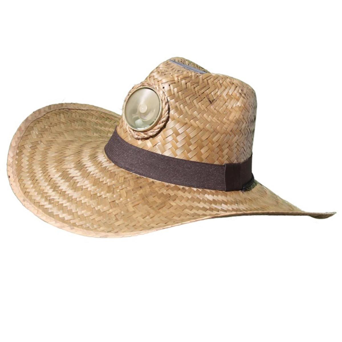 Kool Breeze Gentleman Brown w/Wide Band Solar Cooling Hat UPF 50 ...