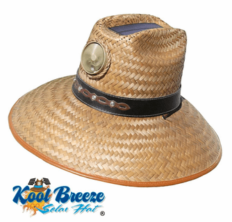 Kool Breeze Men's Solar Fan Thurman Hat - My Cooling Store