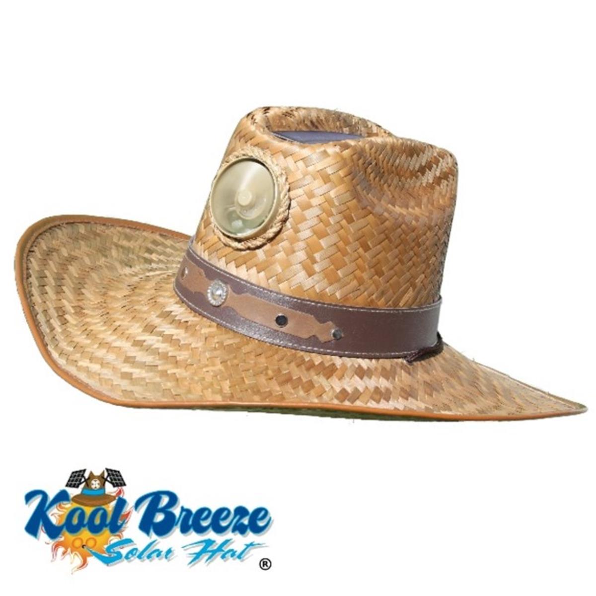 Kool Breeze Solar Fan Cowboy Hat - My Cooling Store