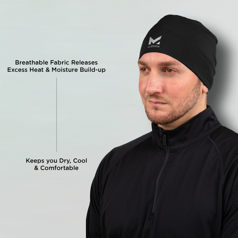 Mission Performance Jersey Beanie - Navy - My Cooling Store