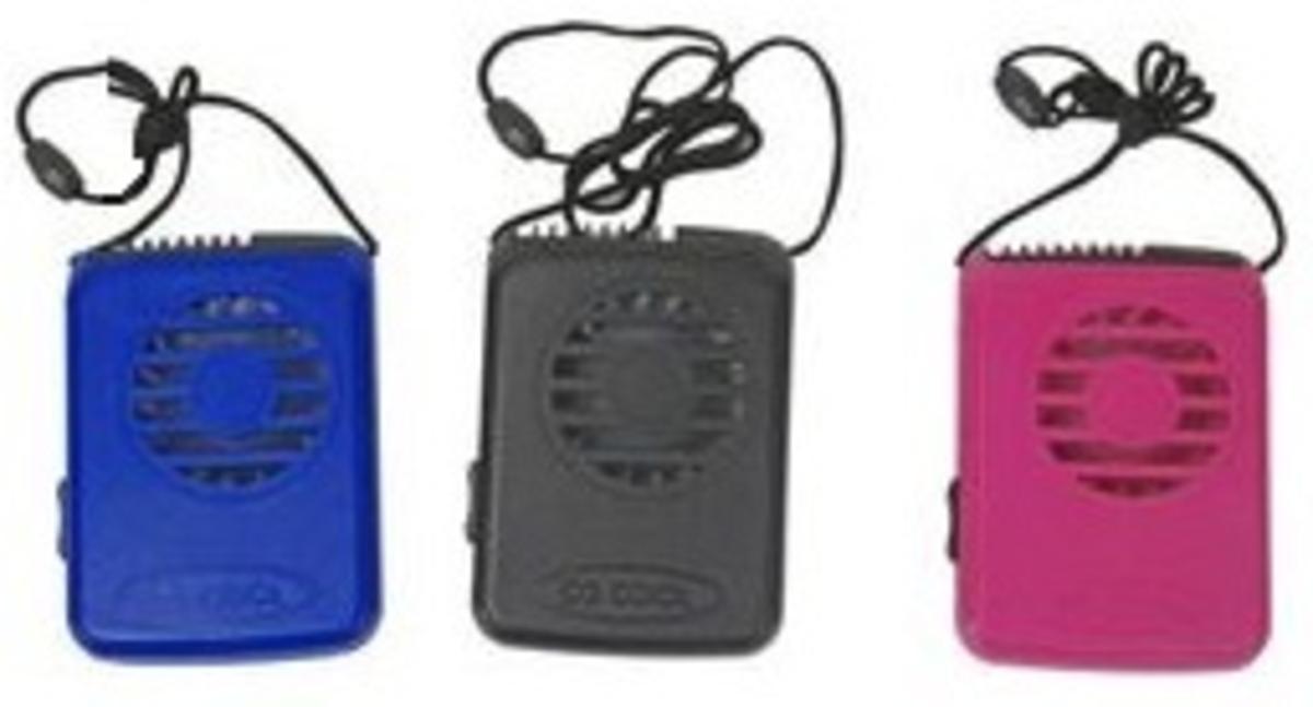 O2 Cool Deluxe Necklace Fan - My Cooling Store