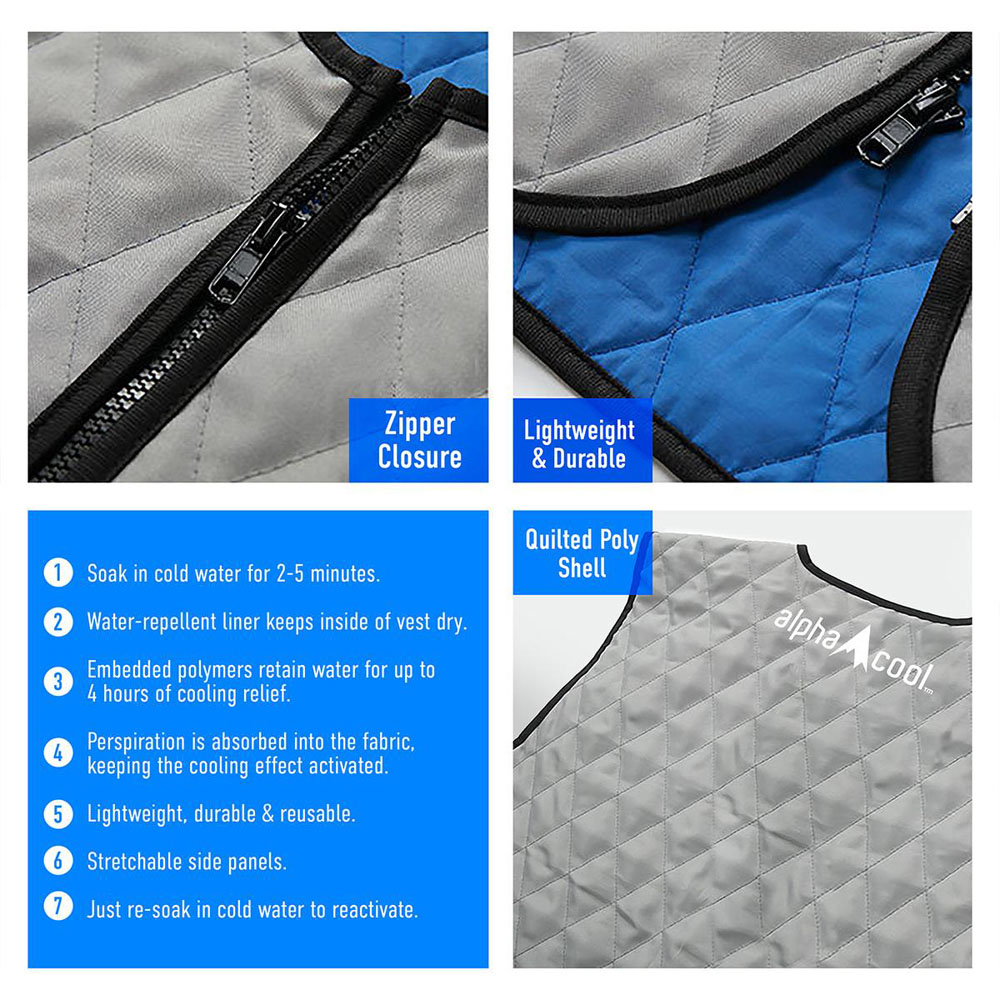 Open Box AlphaCool Evaporative Cooling Vest - My Cooling Store