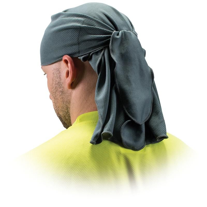 Pyramex Safety Skull Cap with Ties - Gray - My Cooling Store