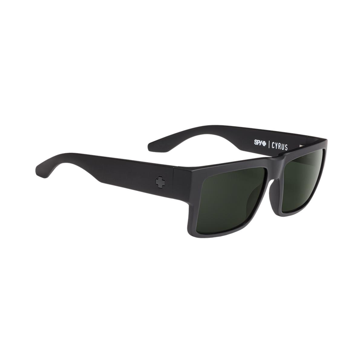 Spy Optic Cyrus Matte Black Hd Plus Gray Green My Cooling Store