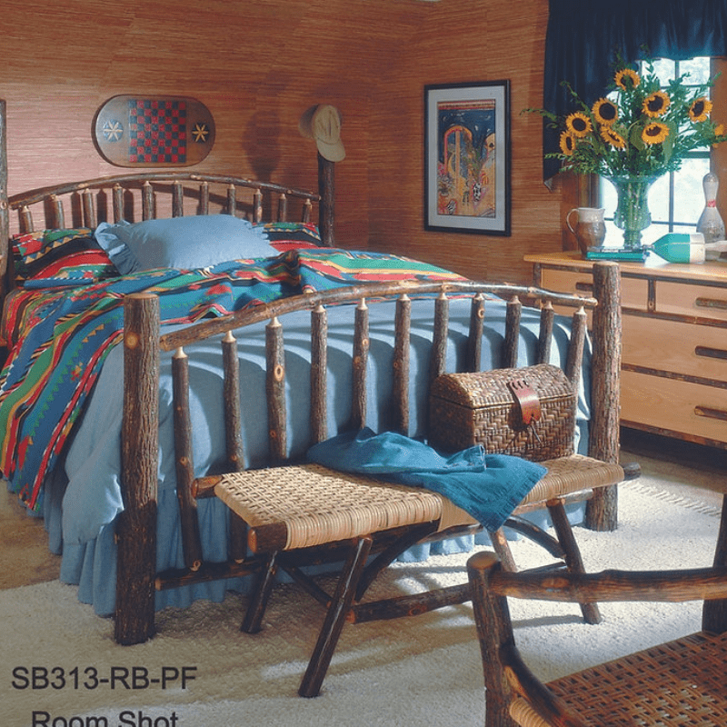 Old Hickory Sunburst Match Bed Headboard Only
