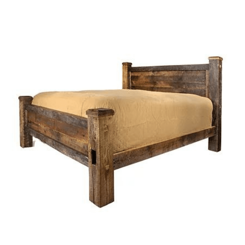 Retro wooden bed frame store