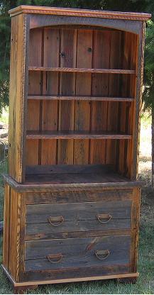 Rustic Country 2-Piece Bookcase
