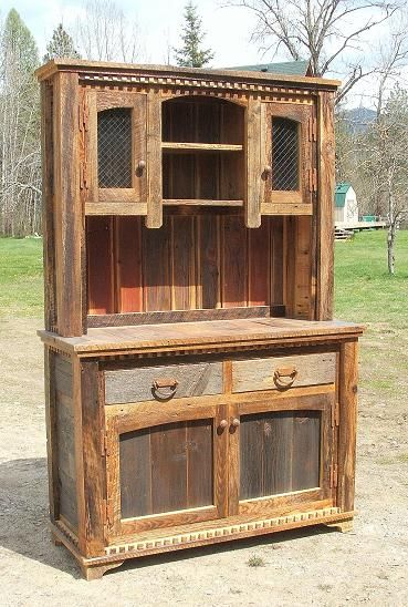 Rustic Country Buffet Hutch