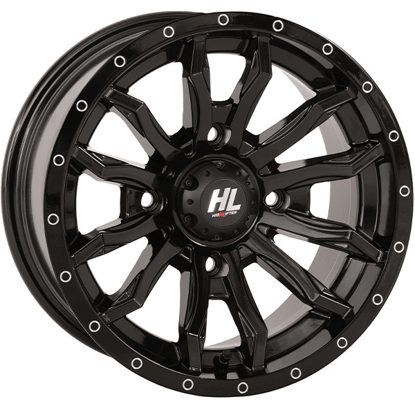 14x7 HL21 Gloss Black Wheel - 4/137 | Side By Side Stuff