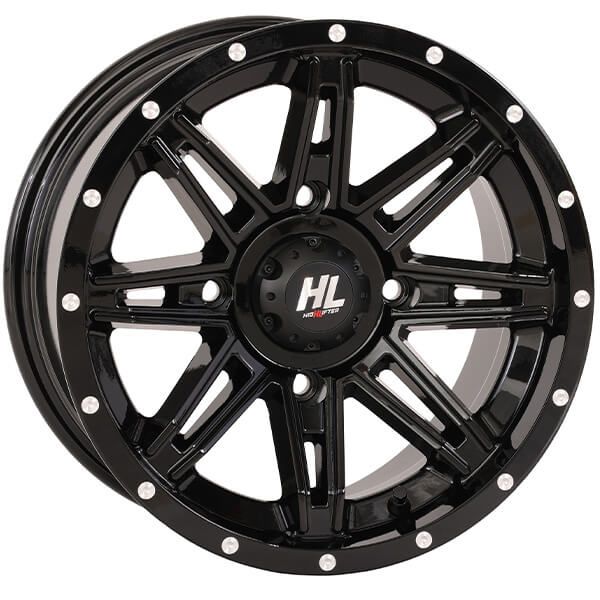 14x7 HL22 Gloss Black Wheel - 4/137 | Side By Side Stuff