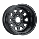 14x7 ITP Delta Steel Gloss Black Wheel with 4/110 bolt pattern