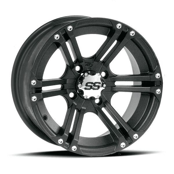 14x8 ITP SS212 Black Finish UTV Wheel with 4/156 bolt pattern