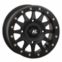 15x7 HLA1 Matte Black Beadlock Wheel - 5/4.5