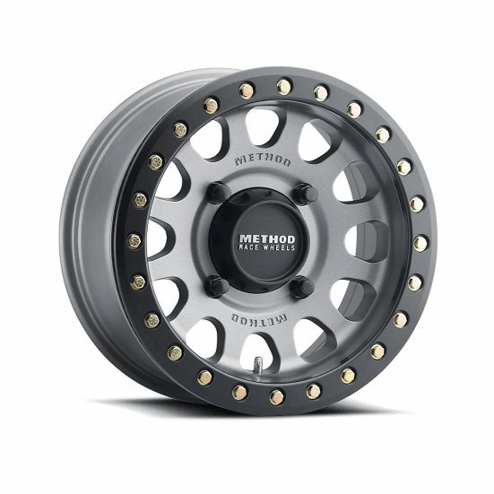 15x7 Method 401 Titanium Beadlock Wheel - 4/156 bolt pattern