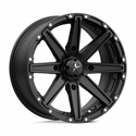 16x7 MSA M33 Clutch Satin Black Wheel - 4/156 bolt pattern