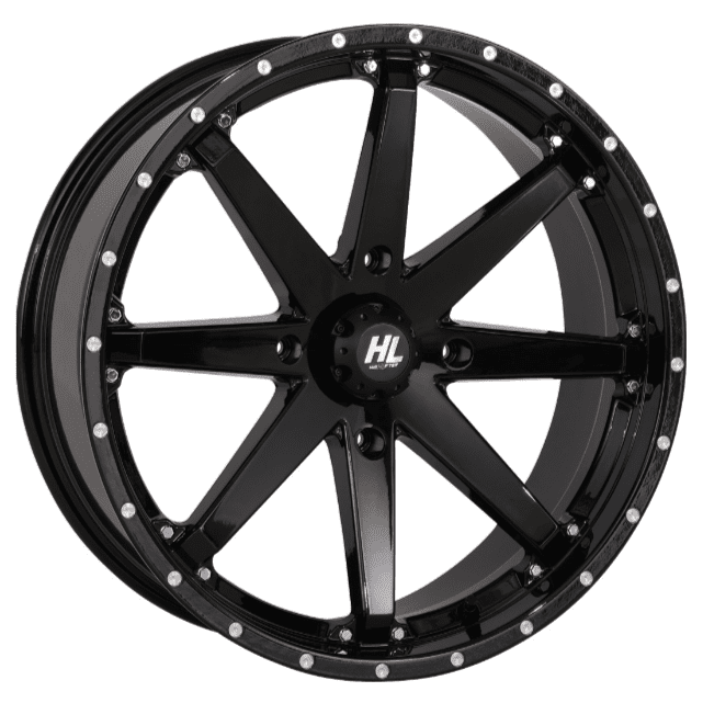 20x7 HL10 Gloss Black Wheel - 4/156|Side By Side Stuff