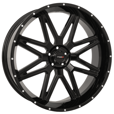24x9 ST-7 Gloss Black Wheel - 4/137 | Side By Side Stuff
