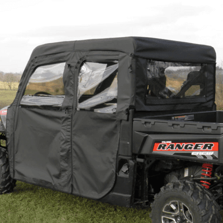 3 Star Black Soft Full Doors and Rear Window - 2019-24 Polaris Ranger ...