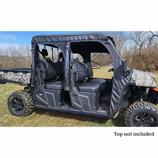CFMOTO UForce 1000 XL Black 3 Star Soft Full Doors | Side By Side Stuff