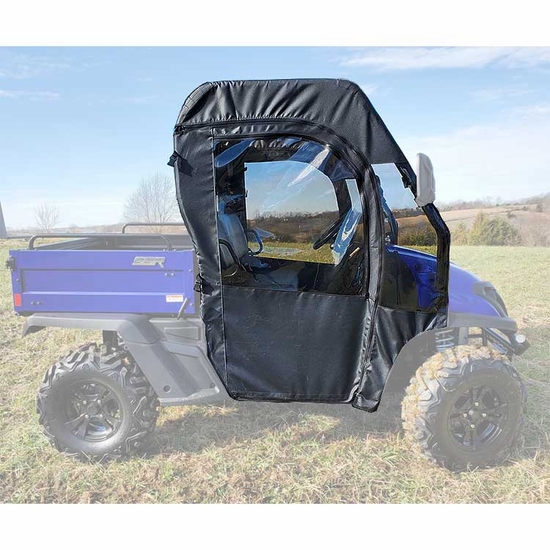 SSR Bison 200 Black 3 Star Soft Full Doors | Side By Side Stuff