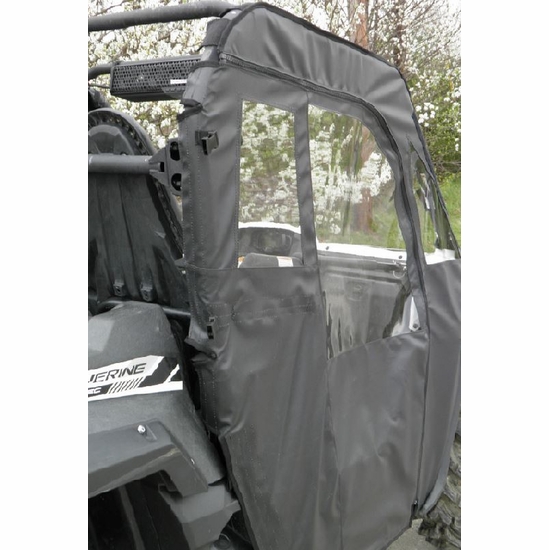 Yamaha Wolverine Black 3 Star Full Door Set | Side By Side Stuff