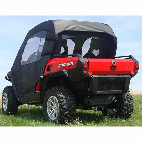 Can Am Commander 3 Star Camo Soft Full Doors and Rear Window